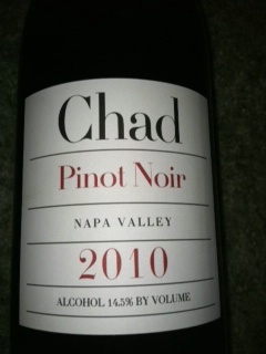 2010 Chad Pinot Noir Napa Valley, USA, California, Napa Valley ...