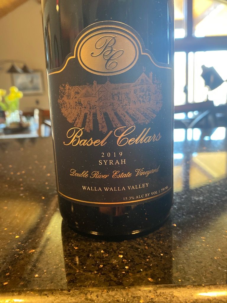2019 Basel Cellars Syrah Double River Estate, USA, Washington, Columbia ...