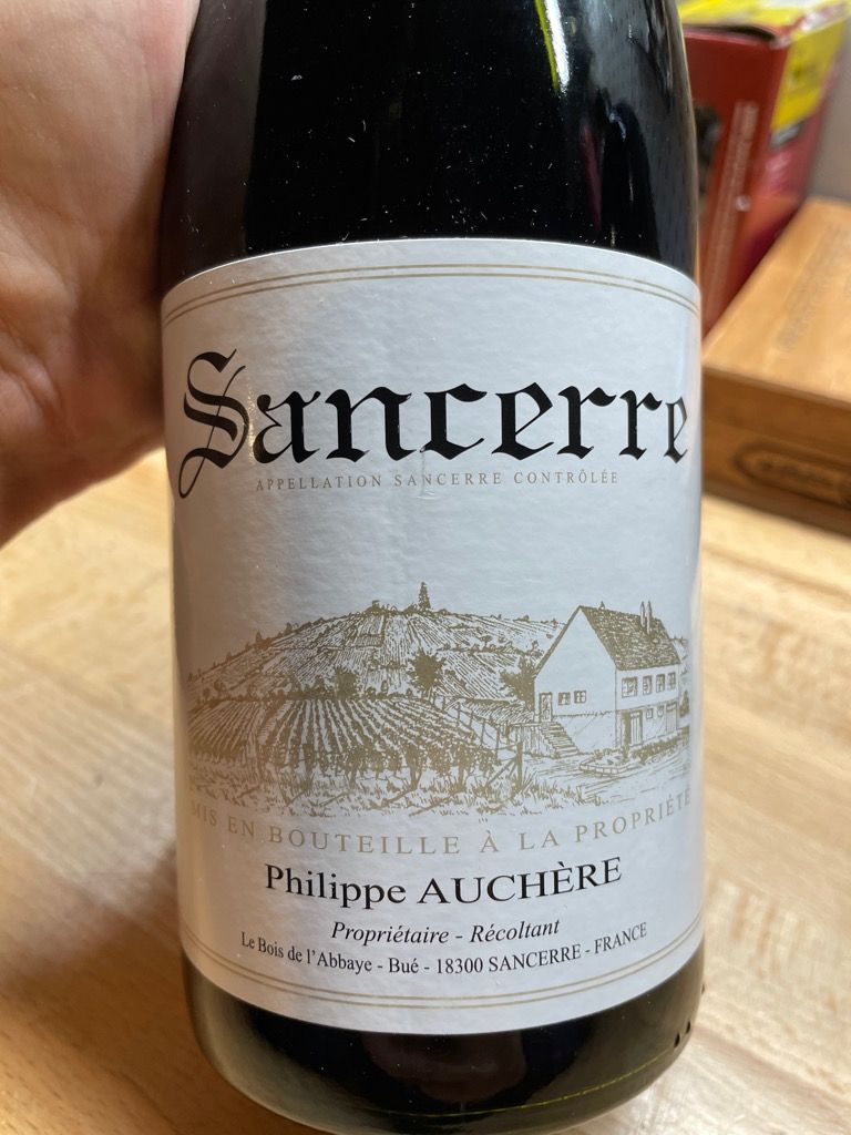 2020 Philippe Auchère Sancerre Rouge, France, Loire Valley, Upper Loire ...