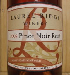 2009 Laurel Ridge Pinot Noir Rosé Monk's Gate Vineyard, USA, Oregon ...