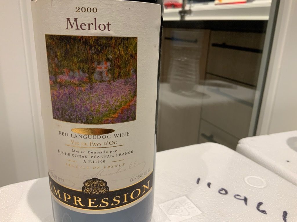 2000 Artiste Merlot Impressionist Rouge Merlot, USA, California ...