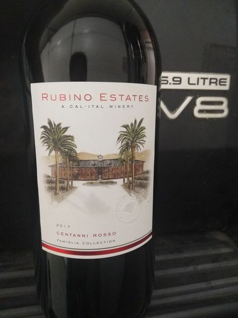 2016 Rubino Estates Winery Famiglia Collection Centanni Rosso, USA ...