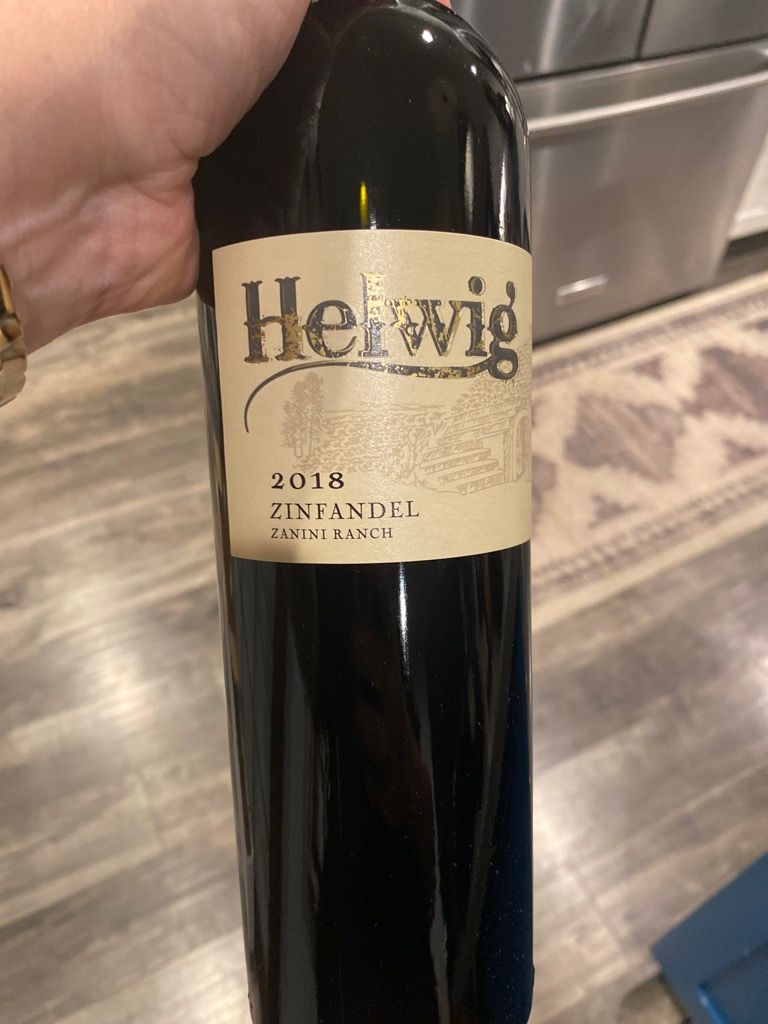 2018 Helwig Zinfandel Zanini Ranch, USA, California, Sierra Foothills ...