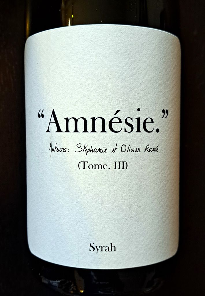 2022 Maison Ventenac Syrah Tom III Amnesie, France, Languedoc Roussillon, Vin de Pays d'Oc ...