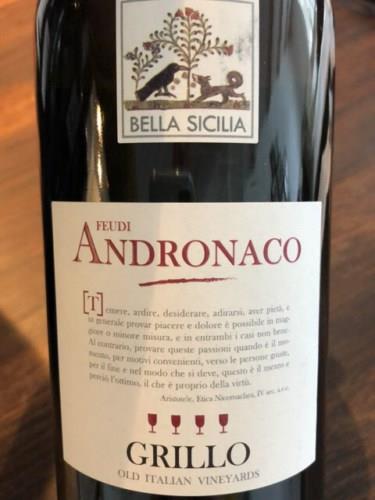 2017 Feudi Andronaco Grillo, Italy, Sicily, Sicilia - CellarTracker