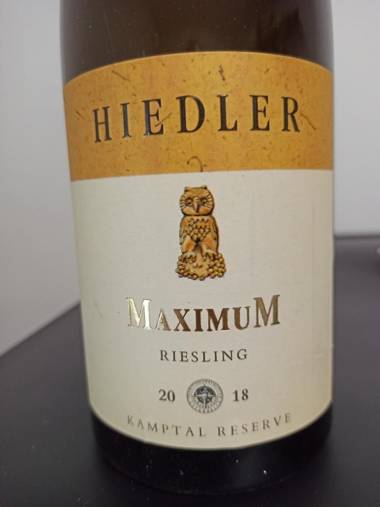 2018 Hiedler Riesling Maximum, Austria, Niederösterreich, Kamptal ...