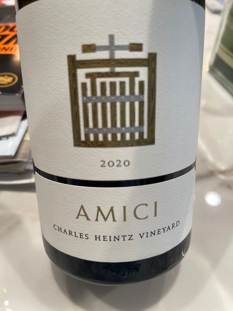 2020 Amici Cellars Chardonnay Charles Heintz Vineyard, USA, California ...