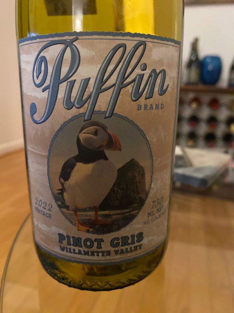 2022 Puffin Brand Pinot Gris, USA, Oregon - CellarTracker