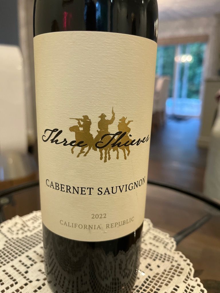 2022 Three Thieves Cabernet Sauvignon, USA, California - CellarTracker