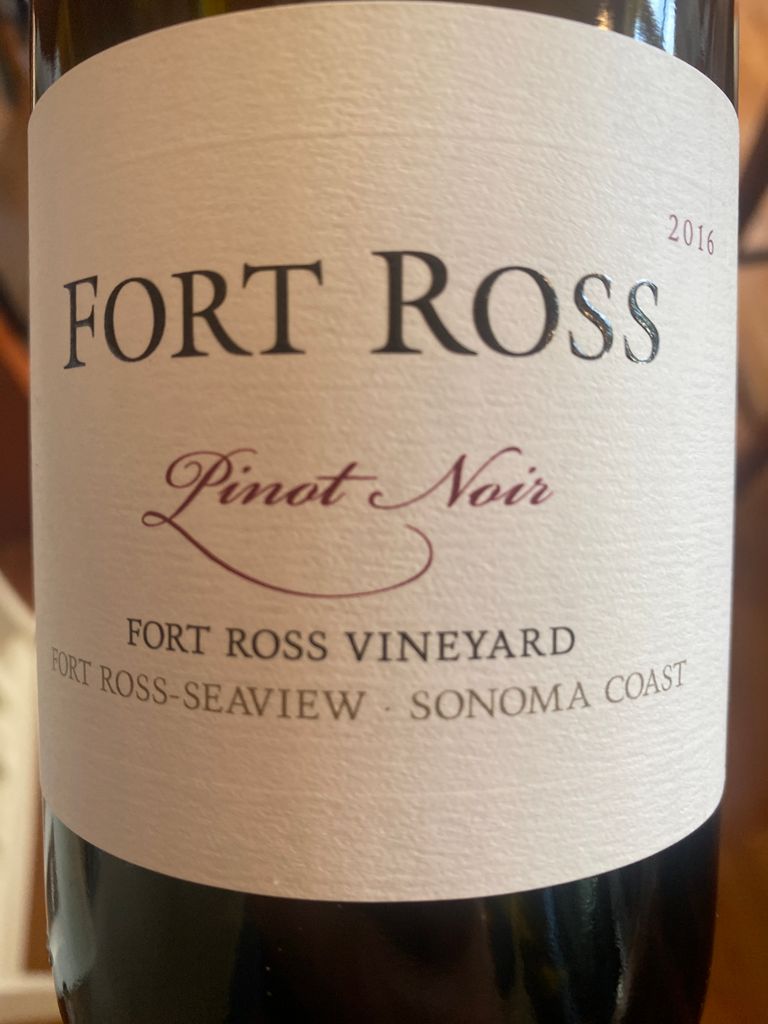 2016 Fort Ross Pinot Noir Fort Ross Vineyard, USA, California, Sonoma ...