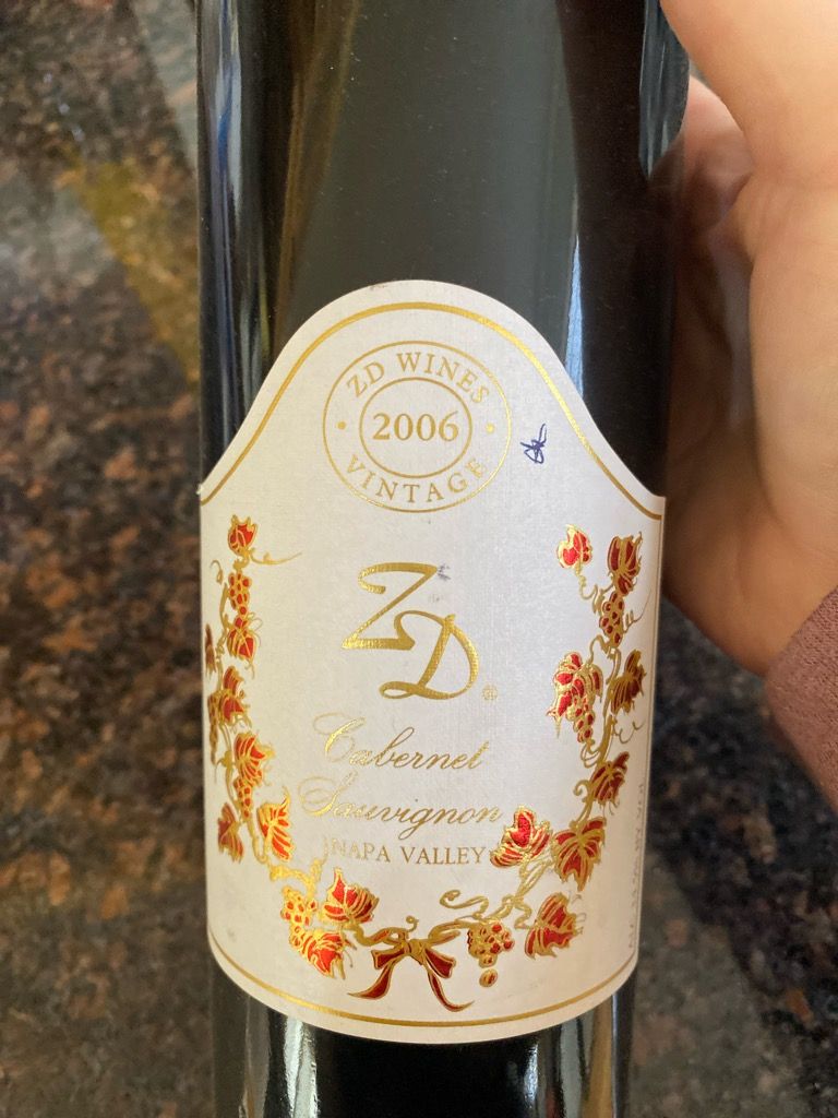 2006 ZD Wines Cabernet Sauvignon Petit Abacus, USA, California, Napa ...