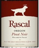 2007 The Great Oregon Wine Company Pinot Noir Rascal, USA, Oregon ...