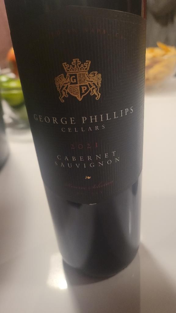 2021 George Phillips Cellars Cabernet Sauvignon Central Coast, USA, California, Central Coast ...