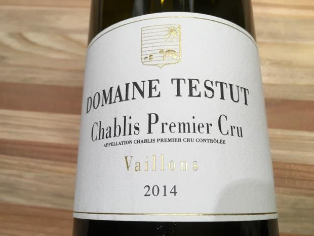 2014 Domaine Testut Chablis 1er Cru Vaillons, France, Burgundy, Chablis ...