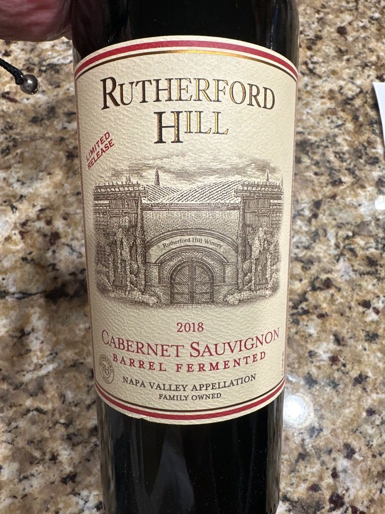 2014 Rutherford Hill Cabernet Sauvignon Limited Release, USA ...