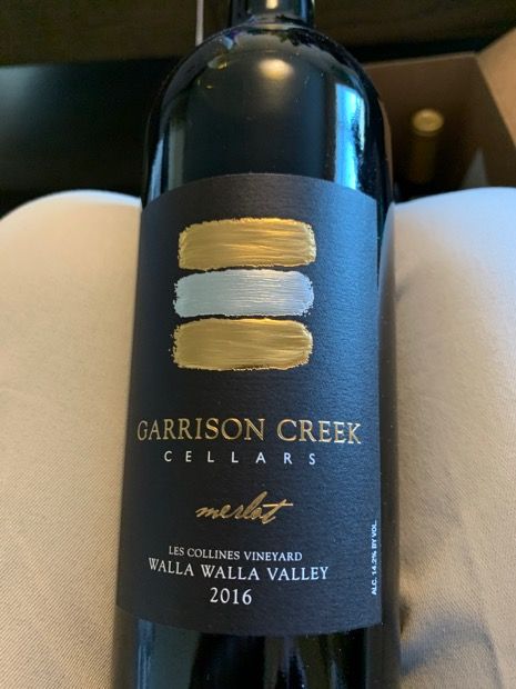 2016 Garrison Creek Cellars Merlot, USA, Washington, Columbia Valley ...