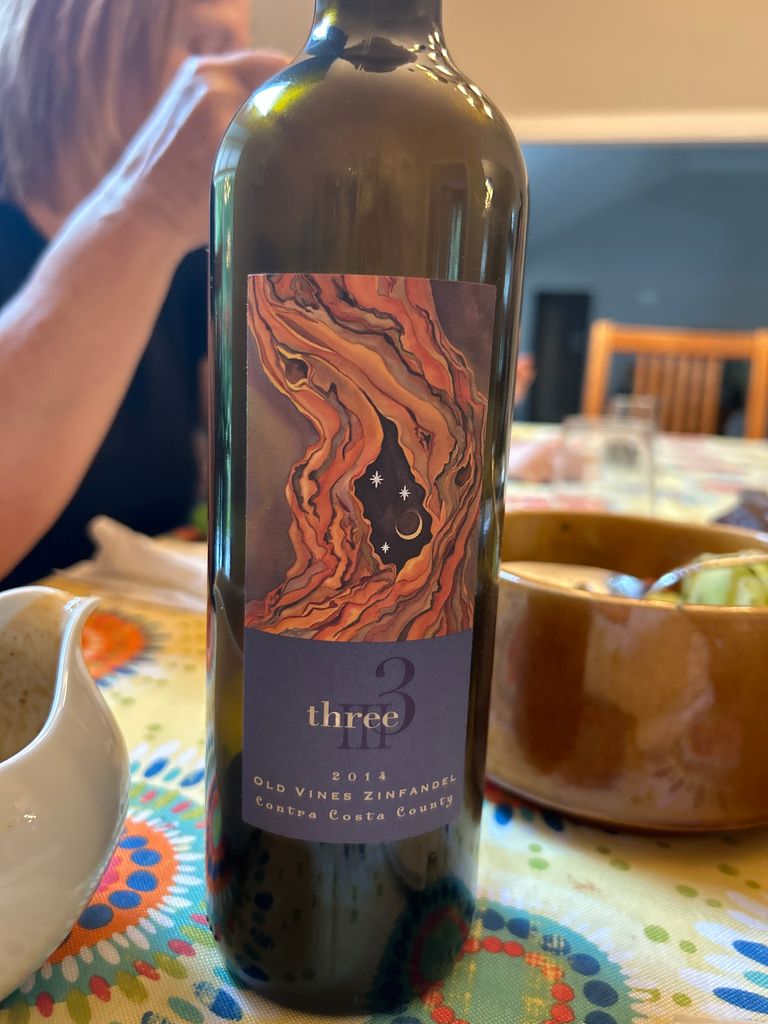 2020 Three Wine Company Zinfandel Old Vines, USA, California, San ...