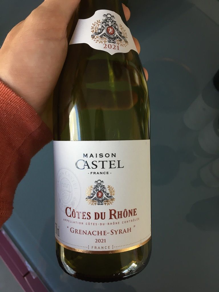 2021 Maison Castel Côtes du Rhône Les Pierres, France, Rhône, Southern ...