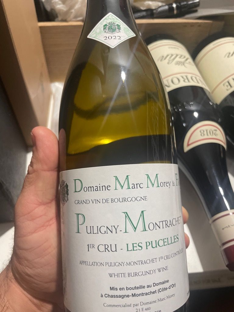 2022 Domaine Marc Morey & Fils Puligny-Montrachet 1er Cru Les Pucelles ...