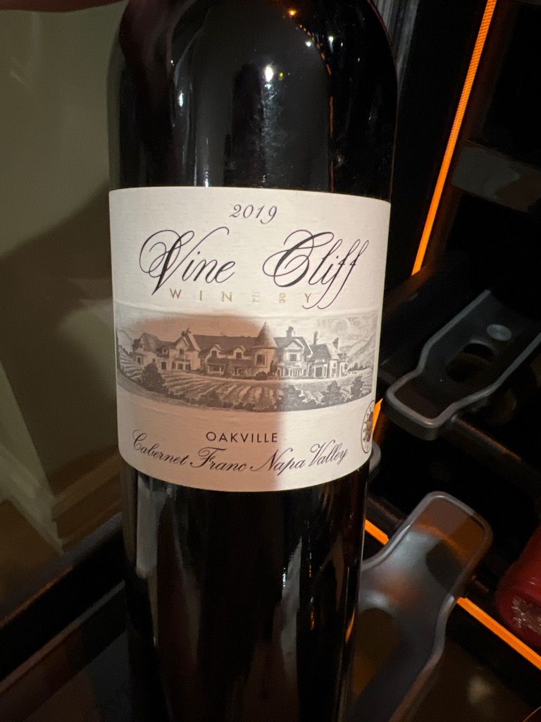 2019 Vine Cliff Winery Cabernet Franc, USA, California, Napa Valley ...