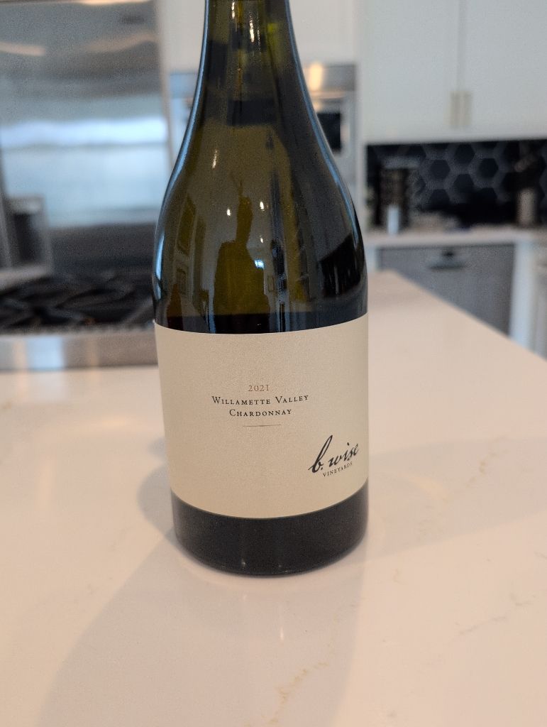 2020 B. Wise Vineyards Chardonnay Willamette Valley, USA, Oregon ...