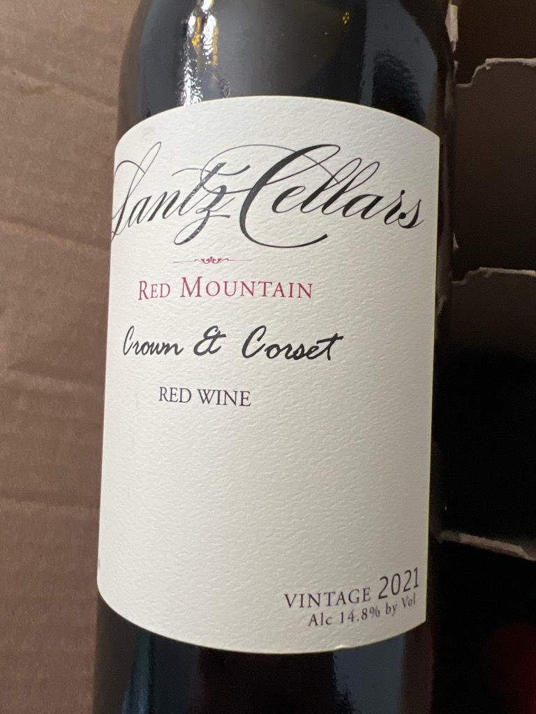 2020 Lantz Cellars Crown & Corset, USA, Washington, Columbia Valley ...
