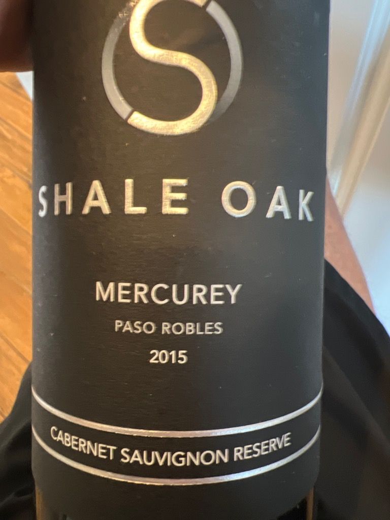 2015 Shale Oak Winery Cabernet Sauvignon Reserve, USA, California ...