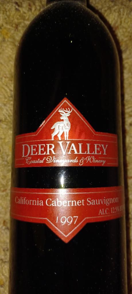 1994 Deer Valley Cabernet Sauvignon, USA, California, Central Coast ...