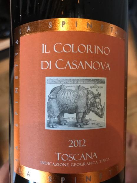 2012 La Spinetta (Rivetti) Il Colorino di Casanova Toscana IGT, Italy ...
