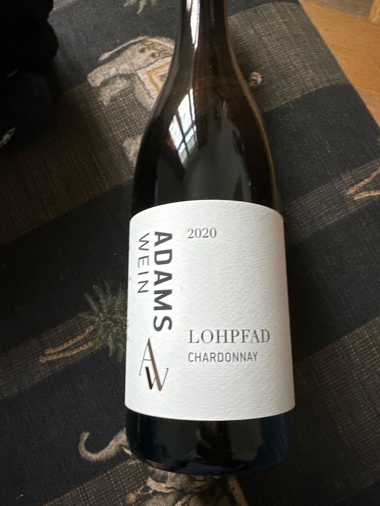 NV Adams Wein Chardonnay Lohpfad, Germany, Rheinhessen - CellarTracker