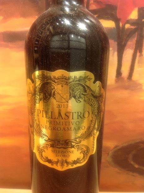 2013 Cantine Due Palme Pillastro Primitivo Negroamaro Selezione d'Oro ...
