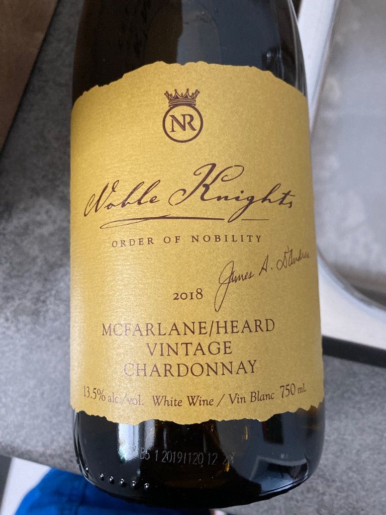 2019 Noble Ridge Chardonnay Reserve, Canada, British Columbia, Okanagan ...