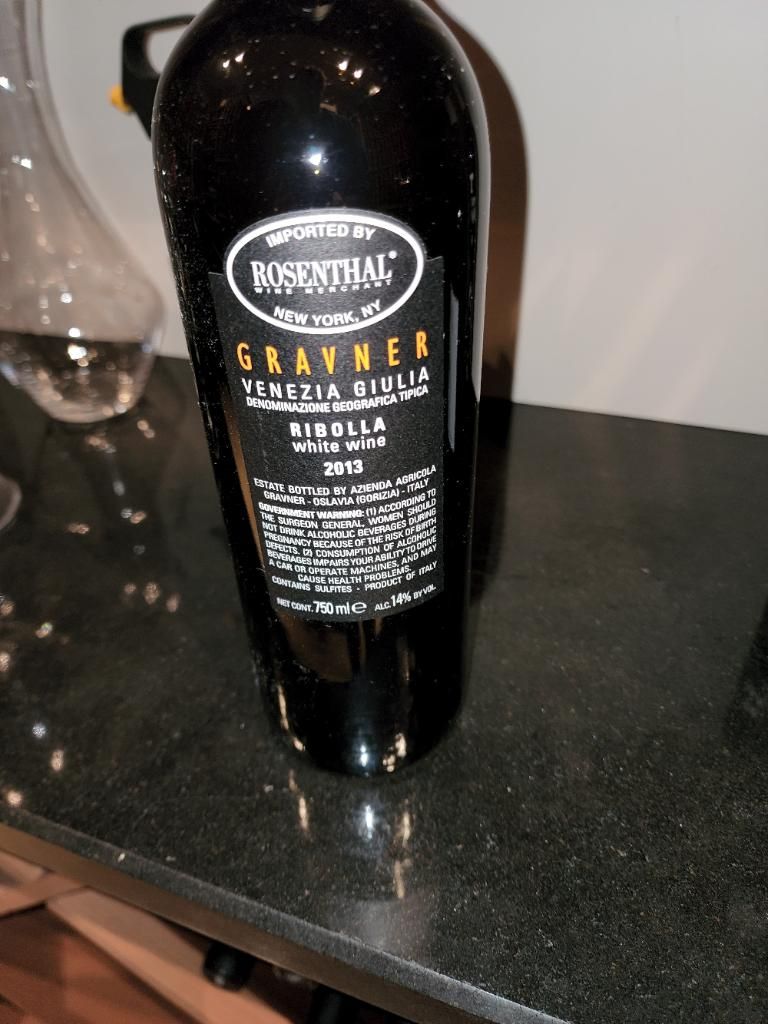 2013 Gravner Ribolla, Italy, Friuli-Venezia Giulia, Venezia Giulia IGT ...