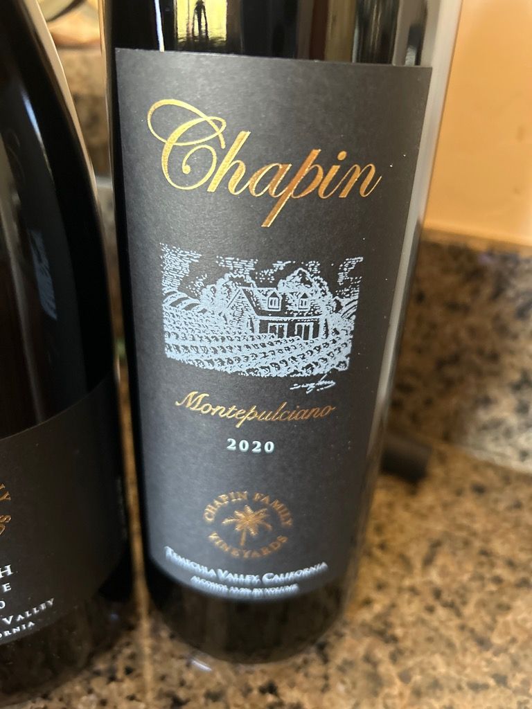 2019 Chapin Cabernet Sauvignon, USA, California, South Coast, Temecula ...