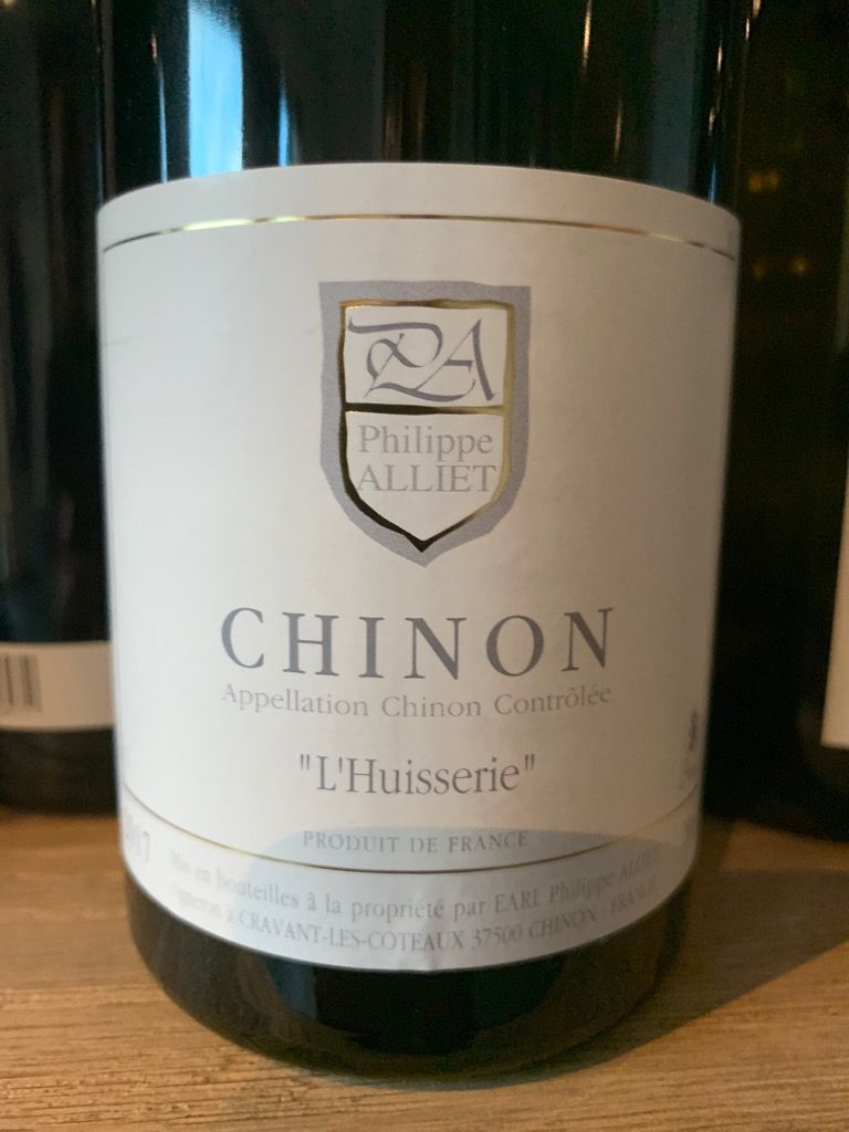 2017 Philippe Alliet Chinon l'Huisserie, France, Loire Valley, Touraine ...