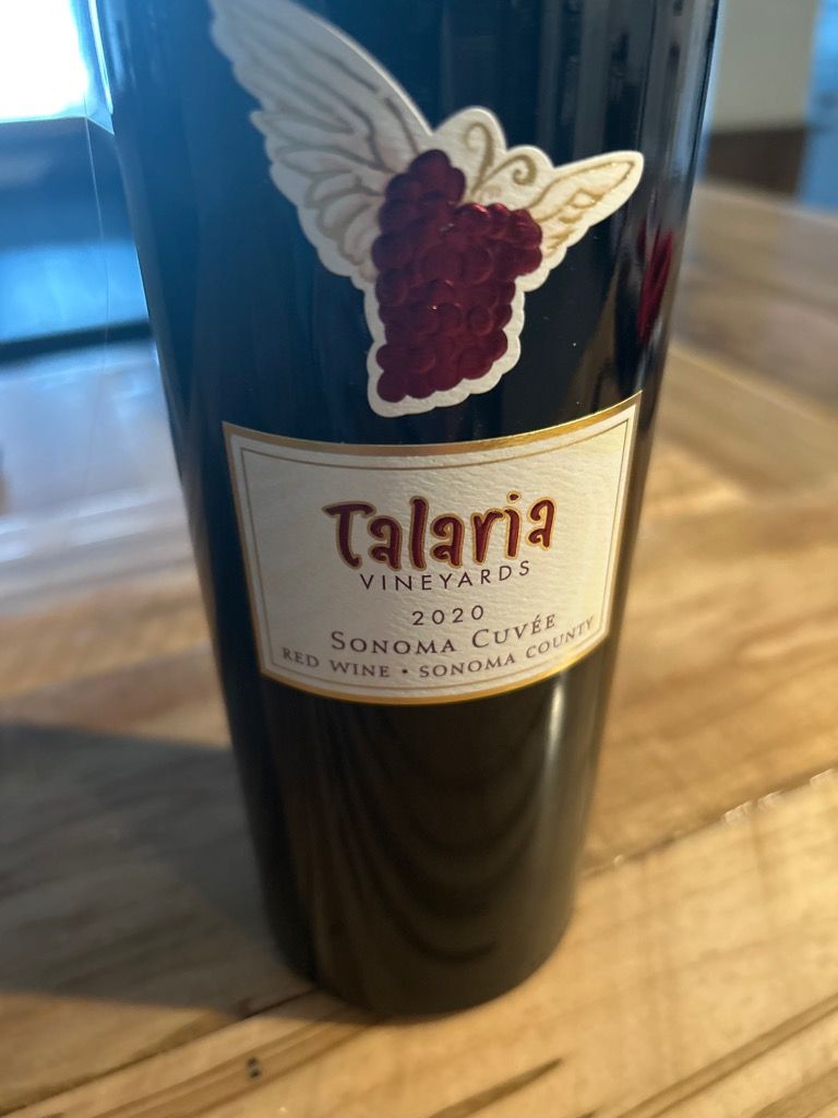 2020 Talaria Vineyards Sonoma Cuvée, USA, California, Sonoma County ...
