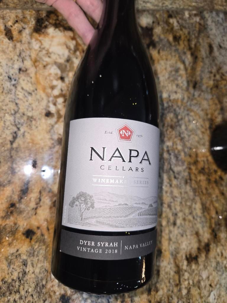 2018 Napa Cellars Syrah Winemaker Series Dyer Vineyard, USA, California ...