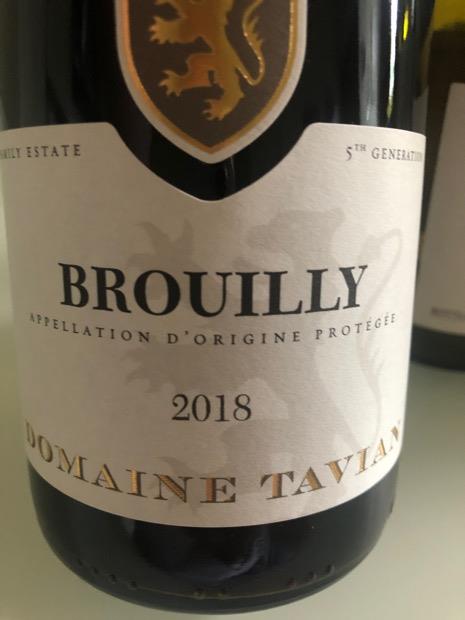 2018 Domaine Tavian Brouilly, France, Burgundy, Beaujolais, Brouilly ...
