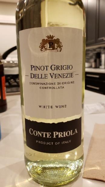 2018 Conte Priola Pinot Grigio Delle Venezie, Italy, Delle Venezie ...