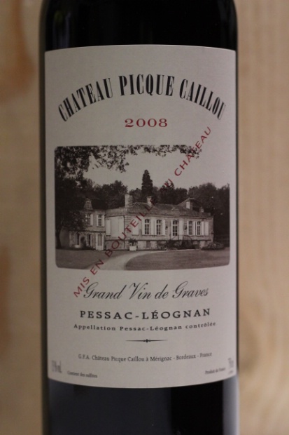 2008 Château Picque Caillou, France, Bordeaux, Graves, Pessac-Léognan ...
