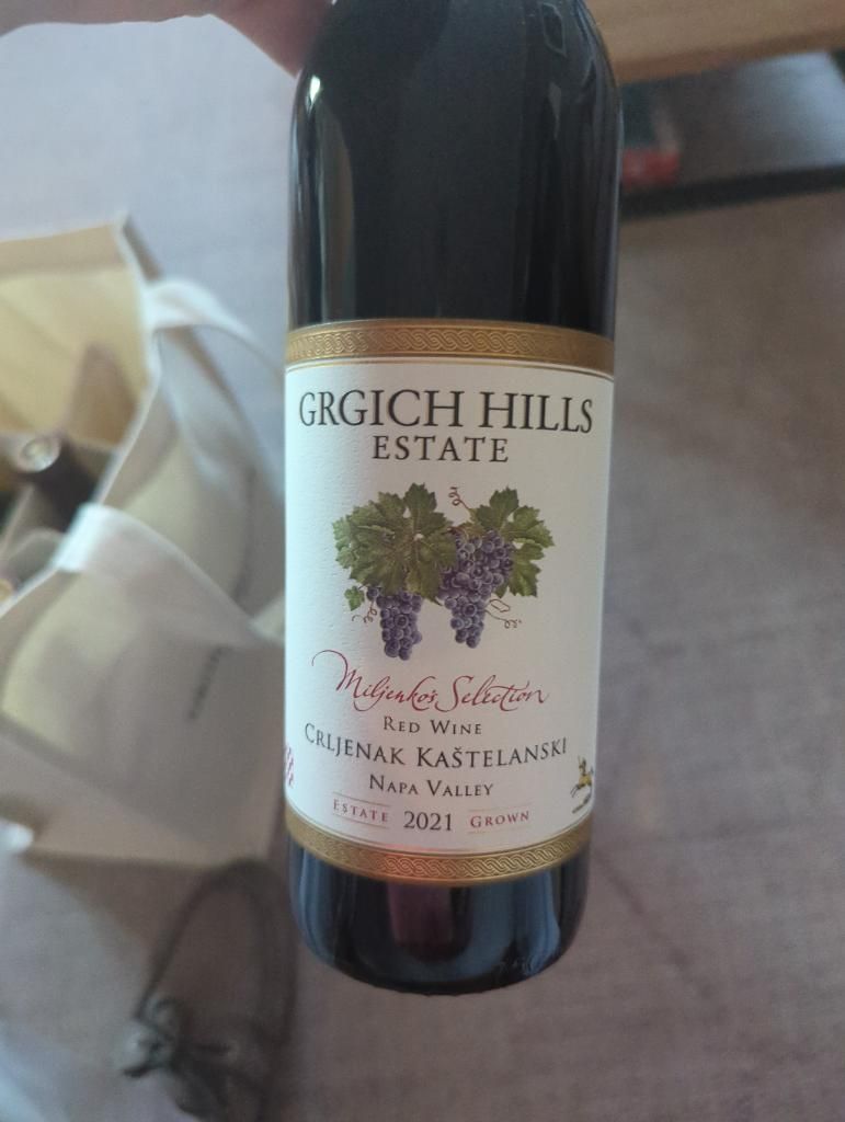 2021 Grgich Hills Crljenak Kaštelanski Miljenko's Selection, USA ...