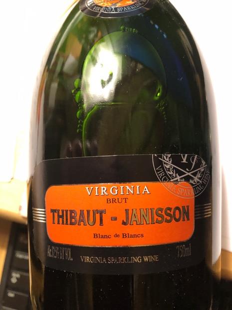 2013 Thibaut-Janisson Blanc de Chardonnay Brut, USA, Virginia, Central ...