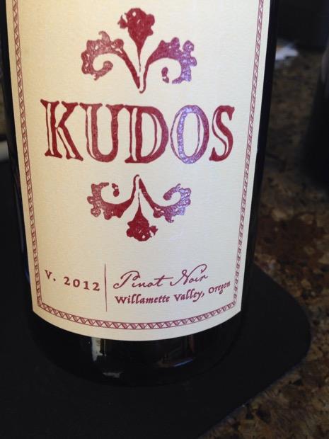 2012 NW Wine Company Pinot Noir Kudos, USA, Oregon, Willamette Valley ...