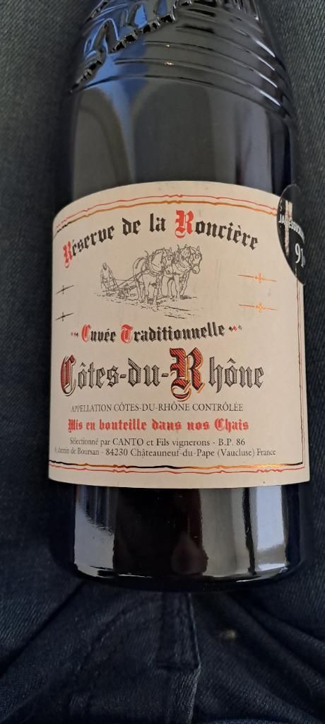 2023 Canto et Fils Côtes du Rhône Reserve de la Roncière Cuvée ...