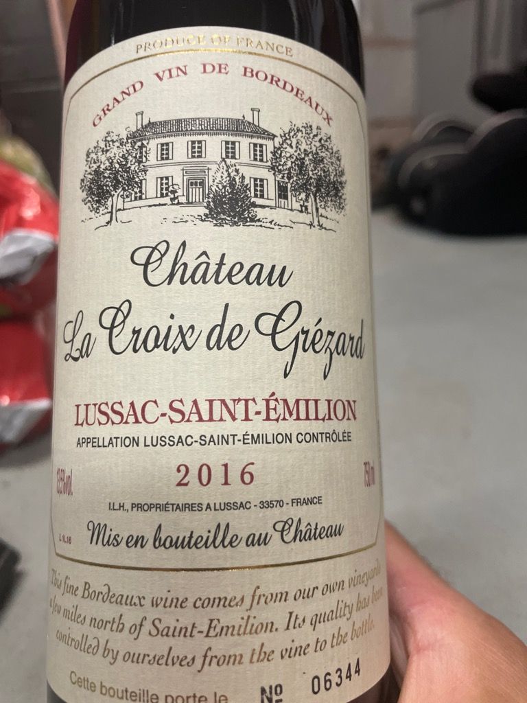 2018 Château La Croix de Grezard, France, Bordeaux, Libournais, Lussac ...