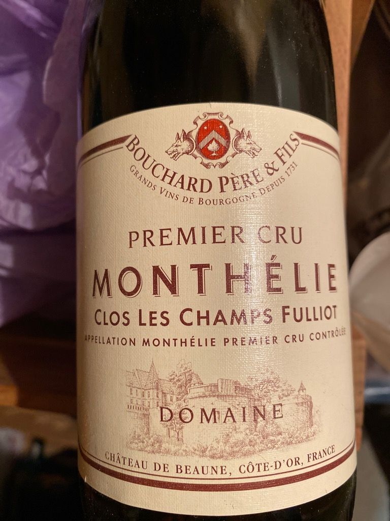 2013 Bouchard Père et Fils Monthélie 1er Cru Clos Les Champs Fulliot ...