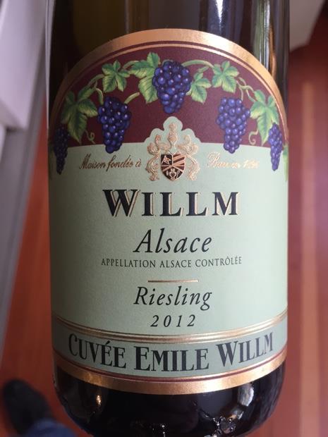 2011 Willm Riesling Cuvée Emile Willm, France, Alsace - CellarTracker