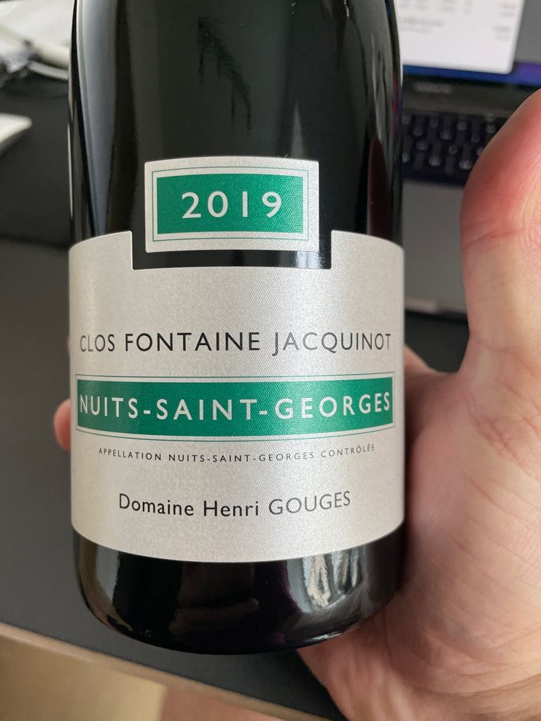 2018 Domaine Henri Gouges Nuits St. Georges Clos de la Fontaine ...