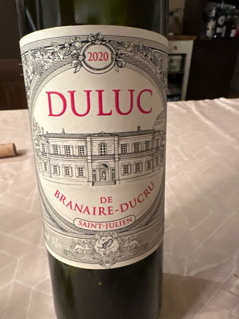 2020 Château Branaire-Ducru Duluc de Branaire-Ducru, France, Bordeaux ...