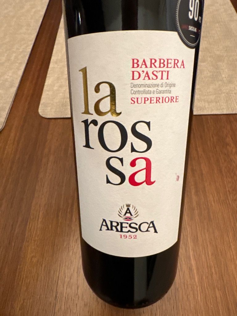 2021 Aresca Barbera d'Asti Superiore La Rossa, Italy, Piedmont, Asti ...
